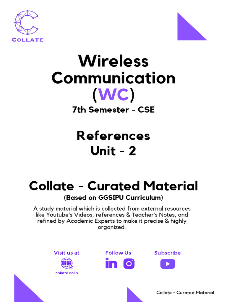 Wireless Comm Unit 2 | PDF