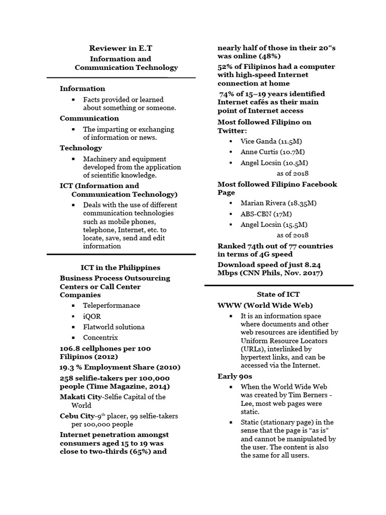 Reviewer in E.T | PDF | Internet & Web | World Wide Web