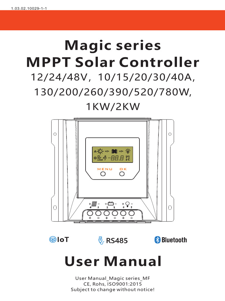 Magic series User Manual-MF | PDF | Solar Panel | Photovoltaic System