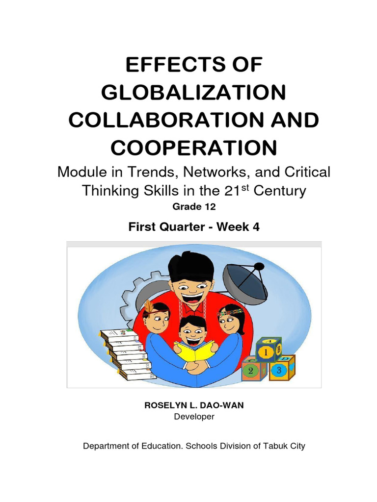 Effects of Globalization Collaboration and Cooperation | PDF | Globalization | Multinational ...