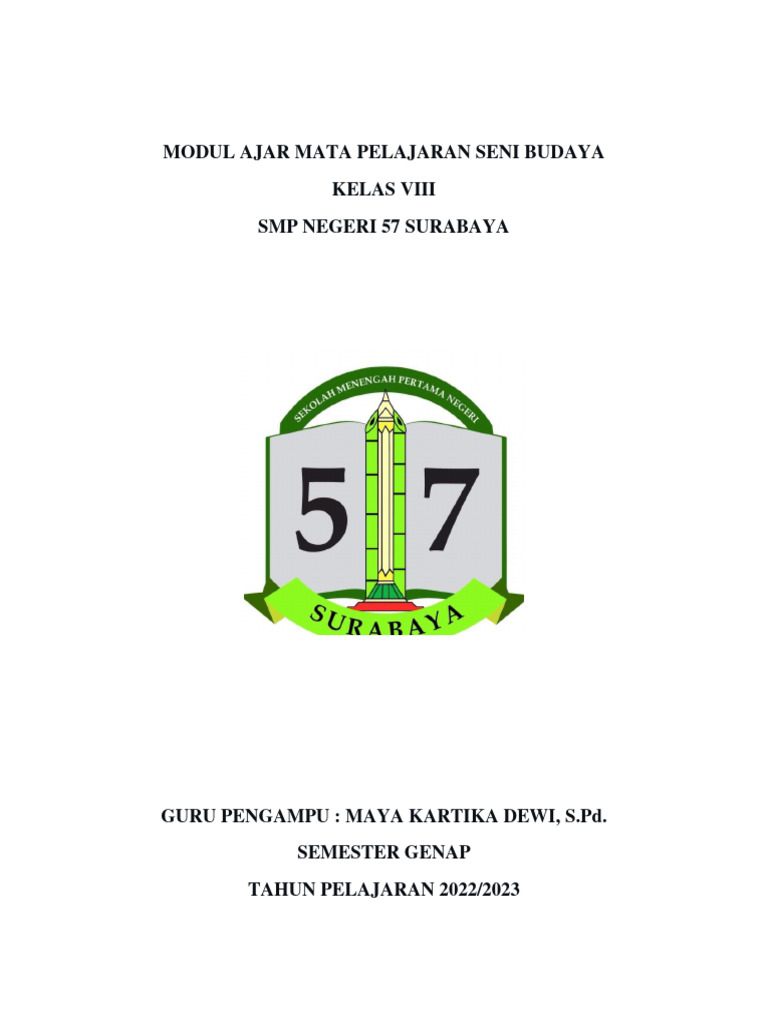 Modul Senbud 8 | PDF | Seni