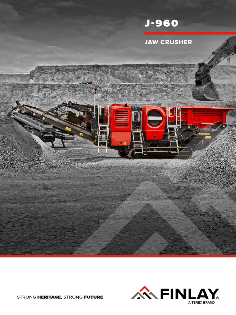 Finlay J960 Jaw Crusher | PDF | Belt (Mechanical) | Manufactured Goods