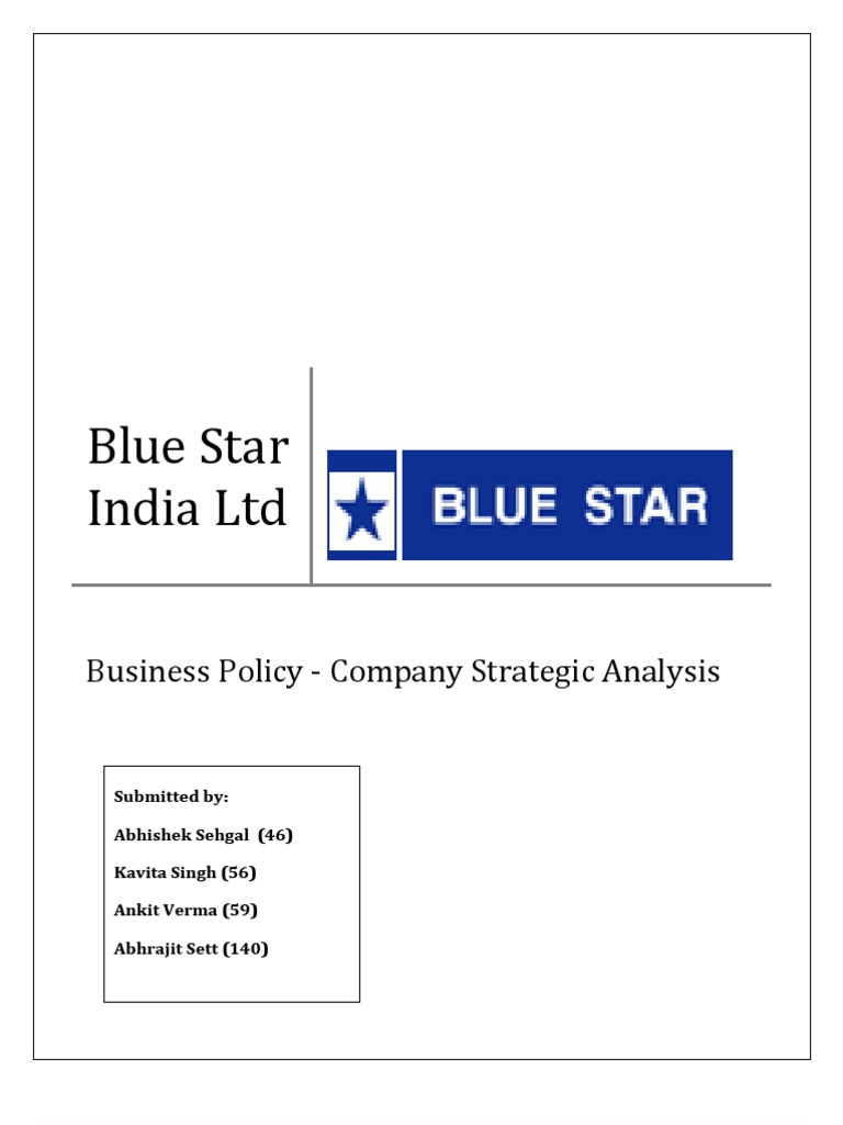 Blue Star - Group 6 | PDF | Air Conditioning | Refrigerator