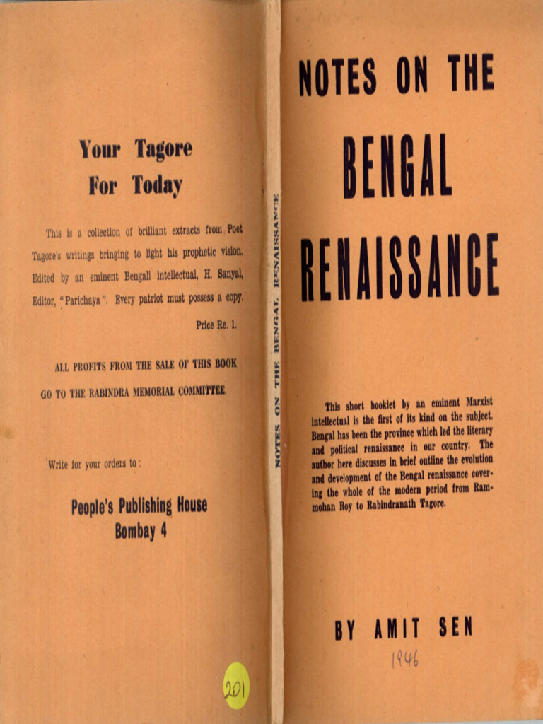 Notes On Bengal Renaissance - Amit Sen | PDF