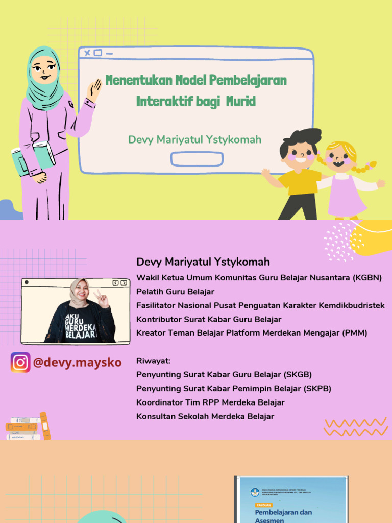 DAY 1 Menentukan Model Pembelajaran Interaktif Bagi Peserta Didik | PDF