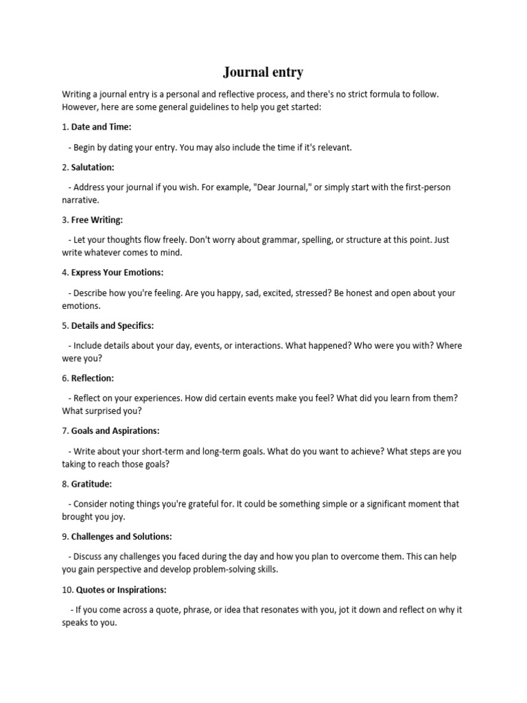 Journal Entry & Newspaper Report | PDF | Thought | Emotions