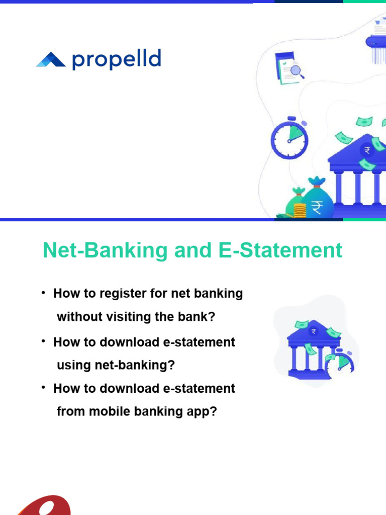 ICICI Net Banking and E-Statement Guide | PDF | Online Banking | Banks ...