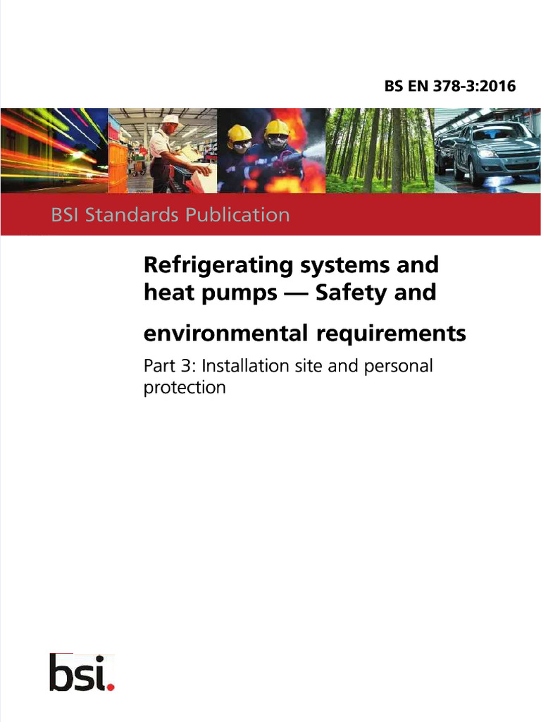 Bs en 00378 3 2016 | PDF | Duct (Flow) | Manufactured Goods