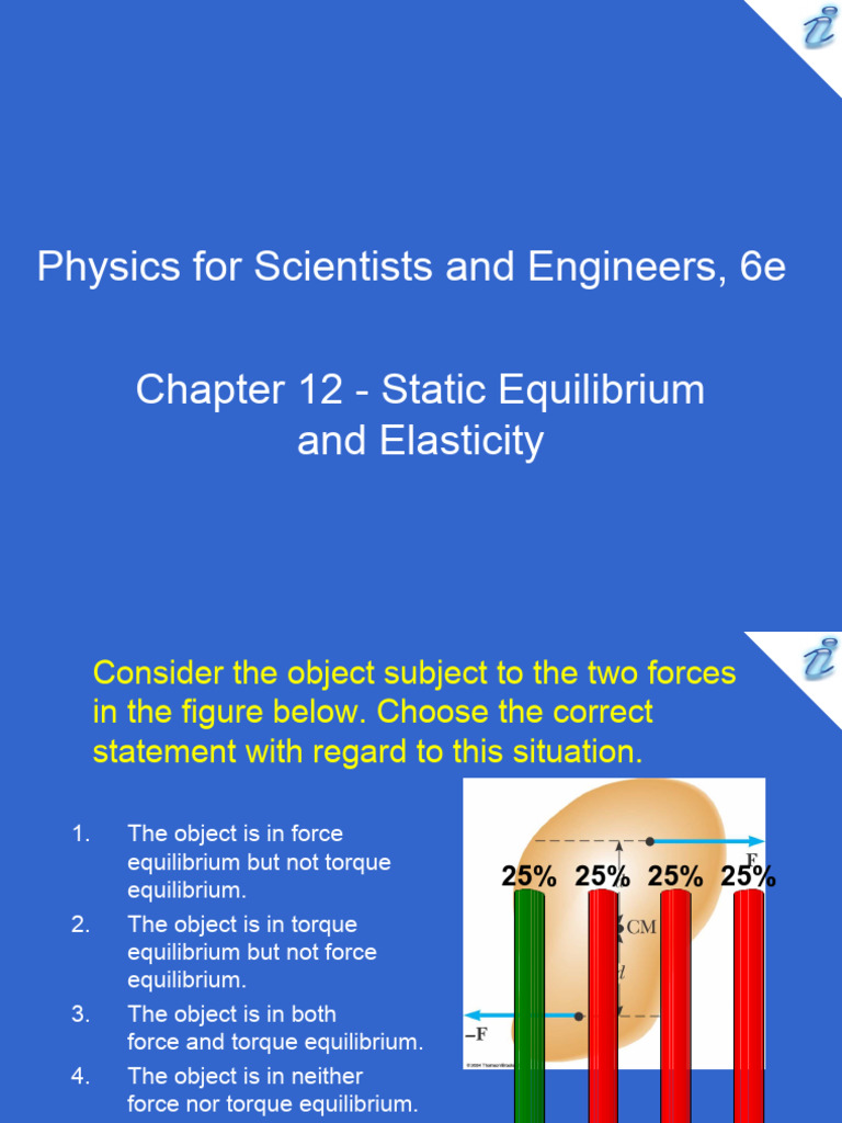 Serway PSE Quick ch12 | PDF | Force | Young's Modulus