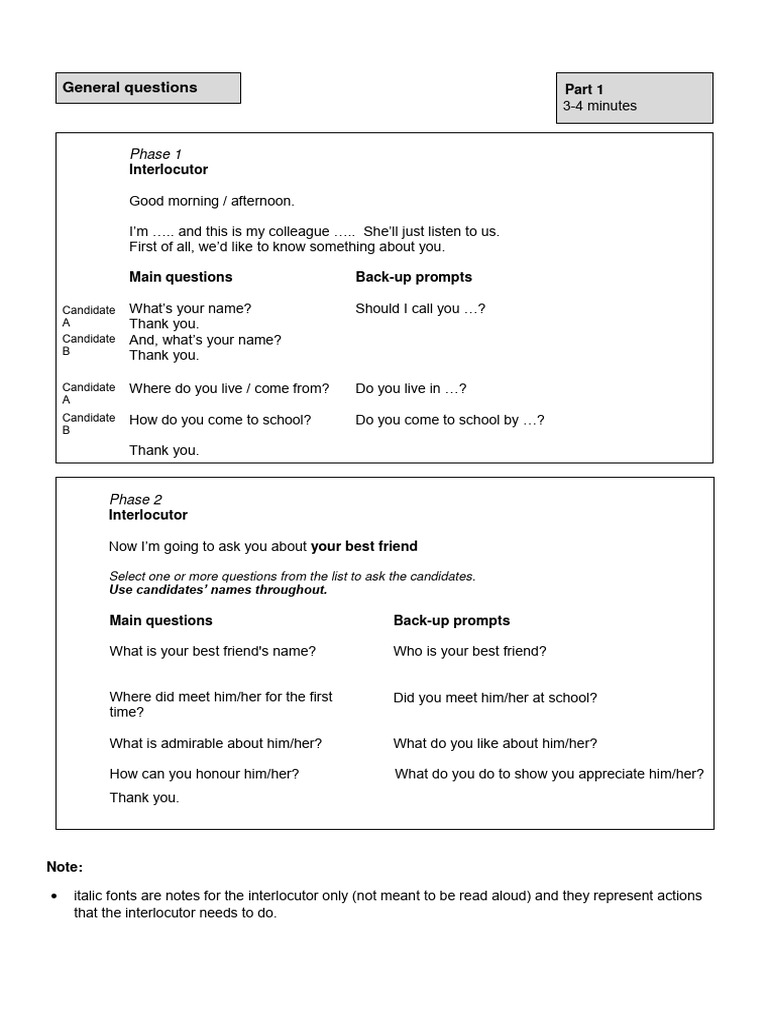 SPM Speaking Trial 2022 Set 2 | PDF