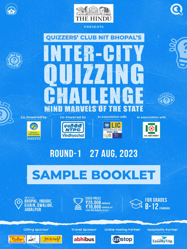 Sample Question Booklet | PDF