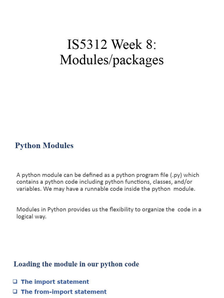 IS5312 Week8-V2 | PDF | Computer File | Python (Programming Language)