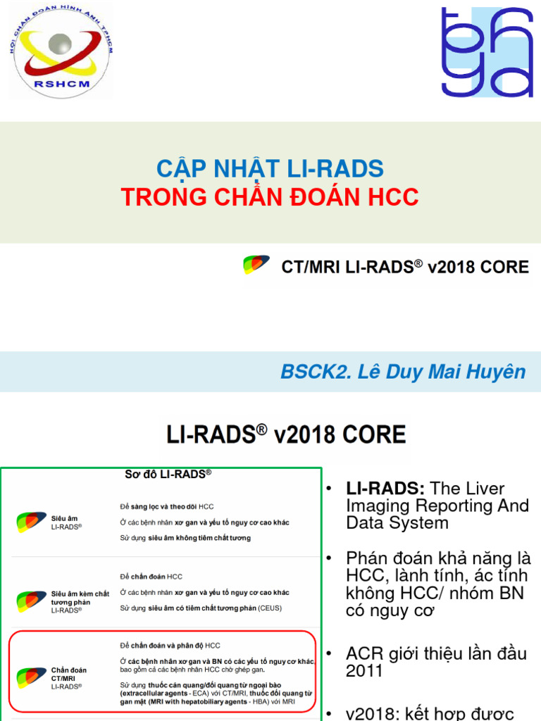 BS Huyen - LIRADS v2018 | PDF