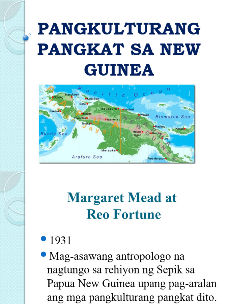 5 Pangkulturang Pangkat Sa New Guinea | PDF