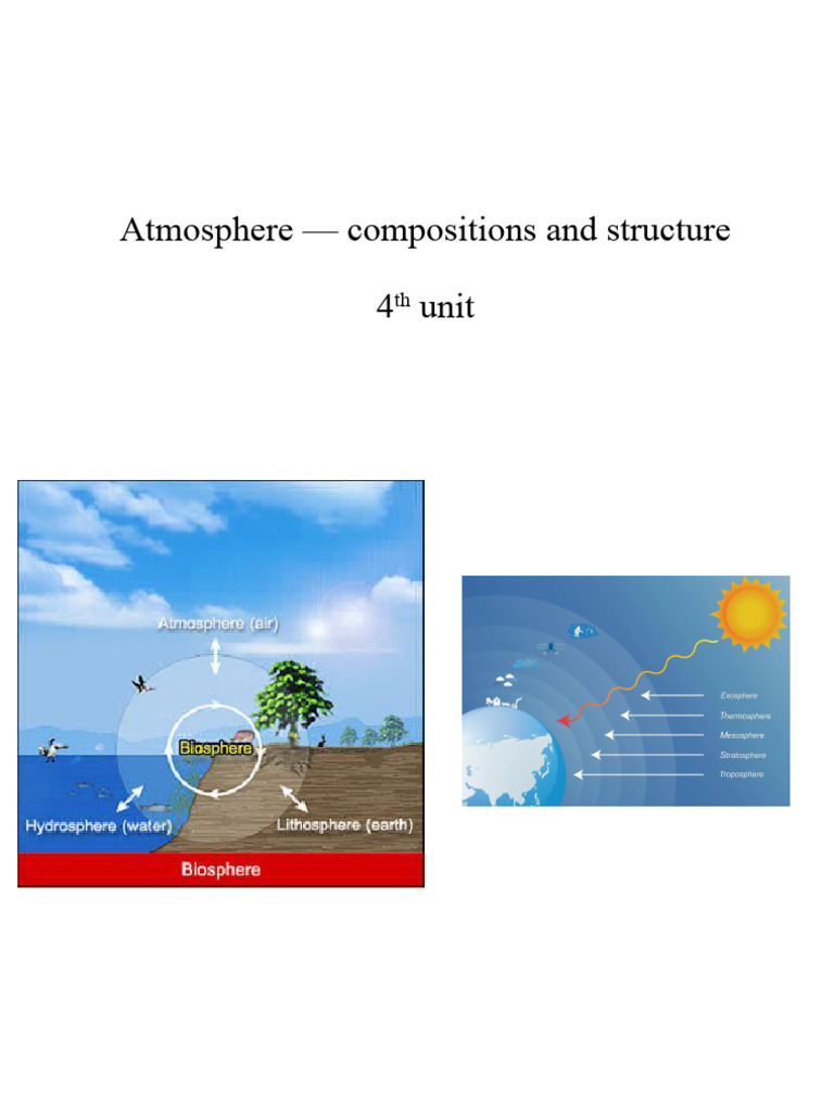 Atmosphere - Compositions and Structure | PDF