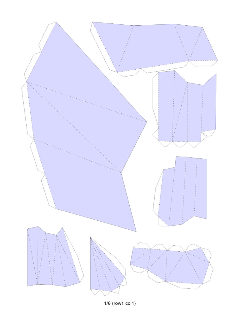 Deer Head Papercraft Template | PDF