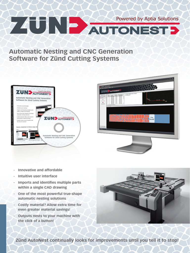 Zund Autonest Singles v3 | PDF | Numerical Control | Simulation