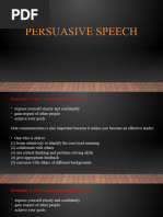 Persuasive Speech Analysis Handout DAFOREST | PDF | Rhetoric | Credibility