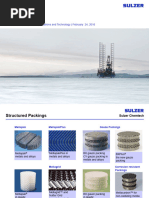 Sulzer Structured Packings PDF | PDF | Distillation | Stainless Steel