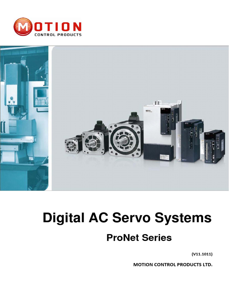 ProNet Servo System D | PDF | Servomechanism | Electric Motor