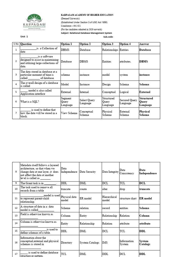 RDBMS | PDF | Databases | Relational Database