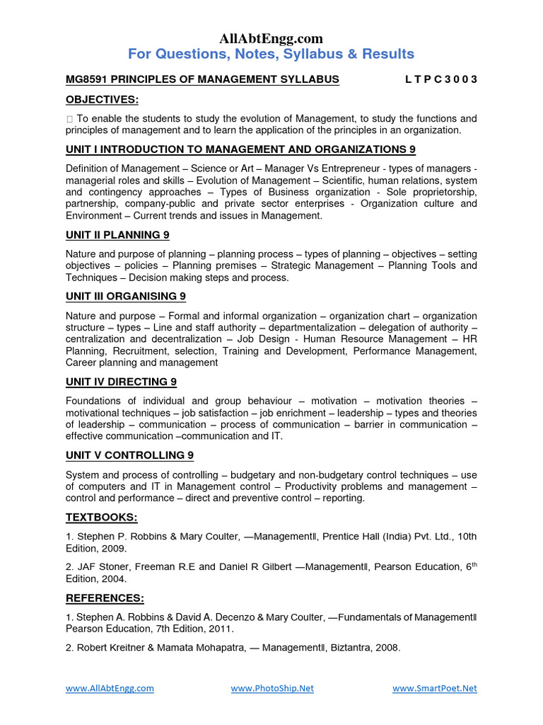 2019-11-21.10.51.05-Principles of Management (Syllabus) | PDF ...