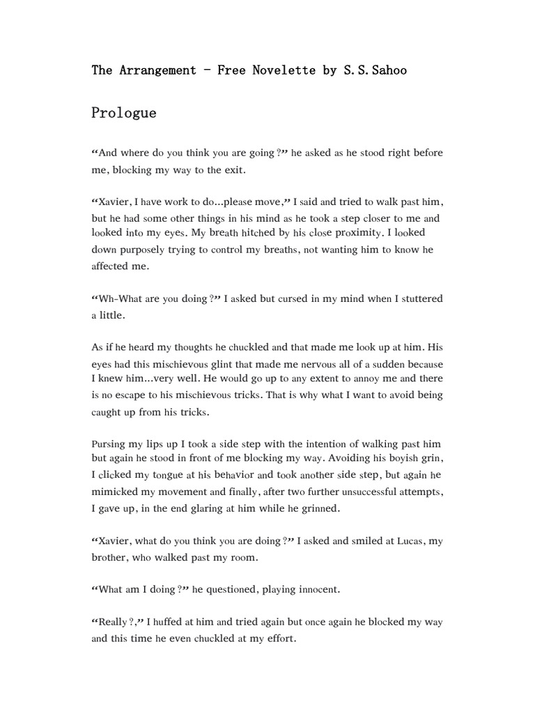 Arrangement 1 | PDF | Mystery, Thriller & Crime Fiction