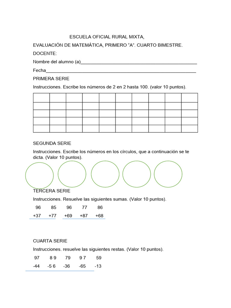 Evaluaciones Escolares 1° Grado | PDF | Lingüística | Escritura