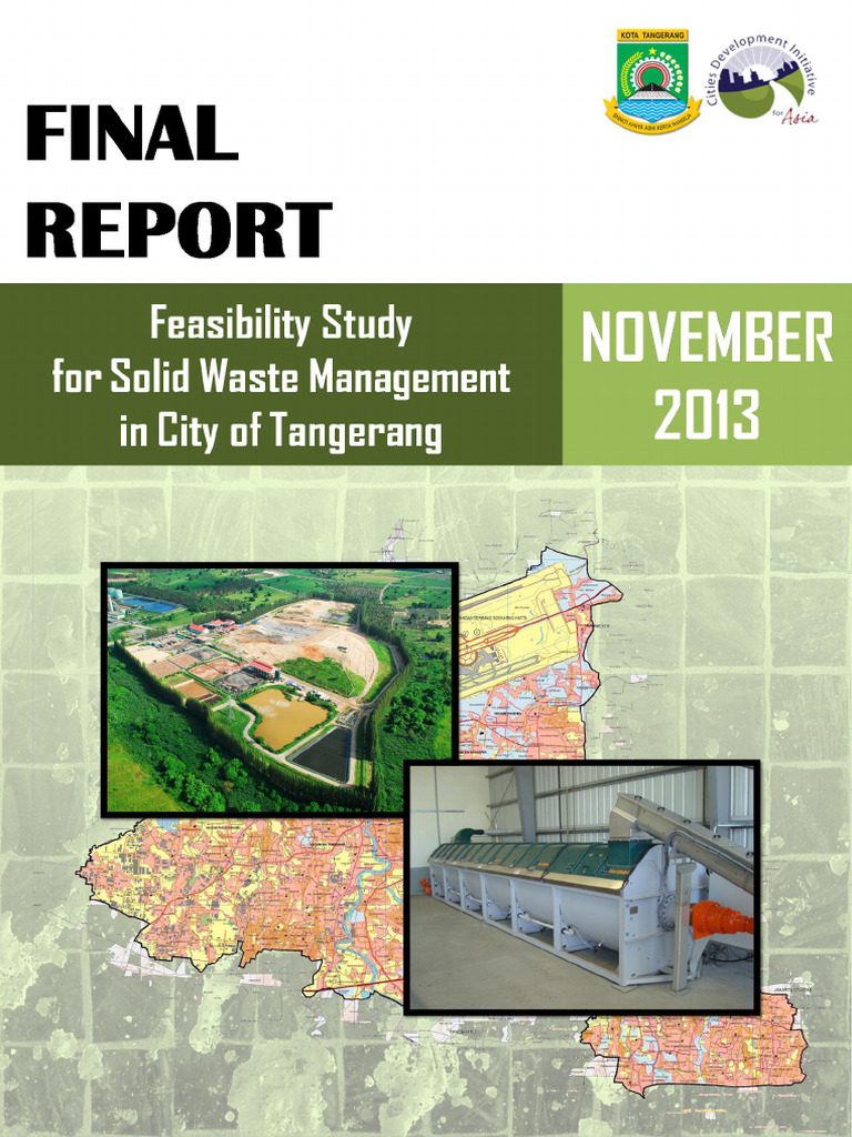 FINAL Report City of Tangerang | PDF | Waste | Anaerobic Digestion