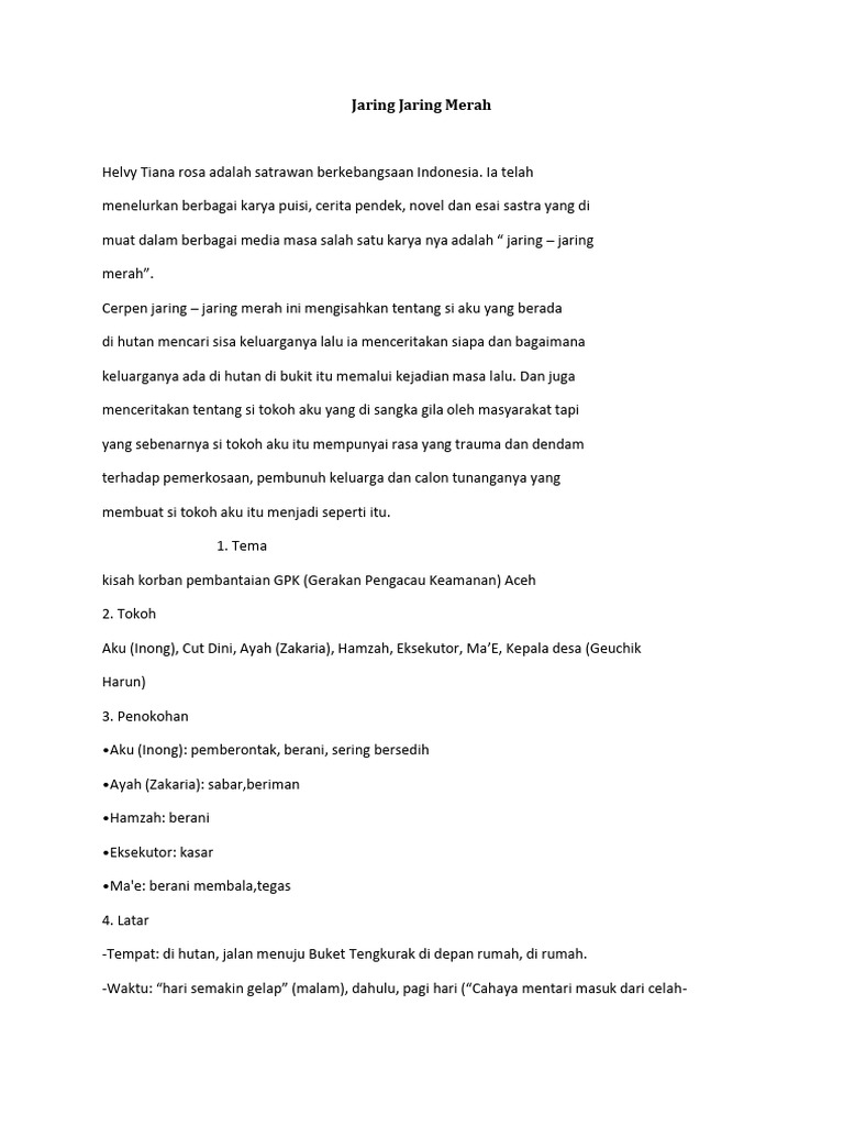 Jaring Jaring Merah | PDF