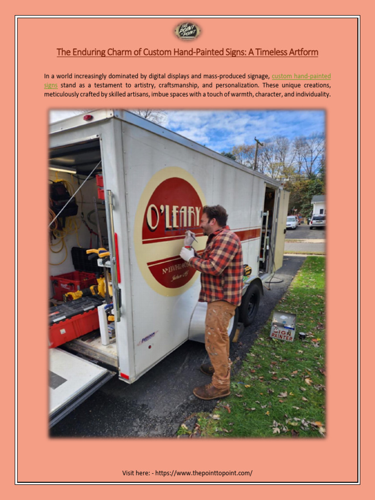 The Enduring Charm of Custom Hand-Painted Signs: A Timeless Artform ...