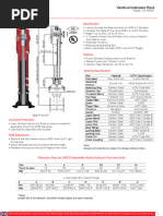 Mueller A-20806&a-20807 AdjustableVertical IndicatorPosts Form12111 ...