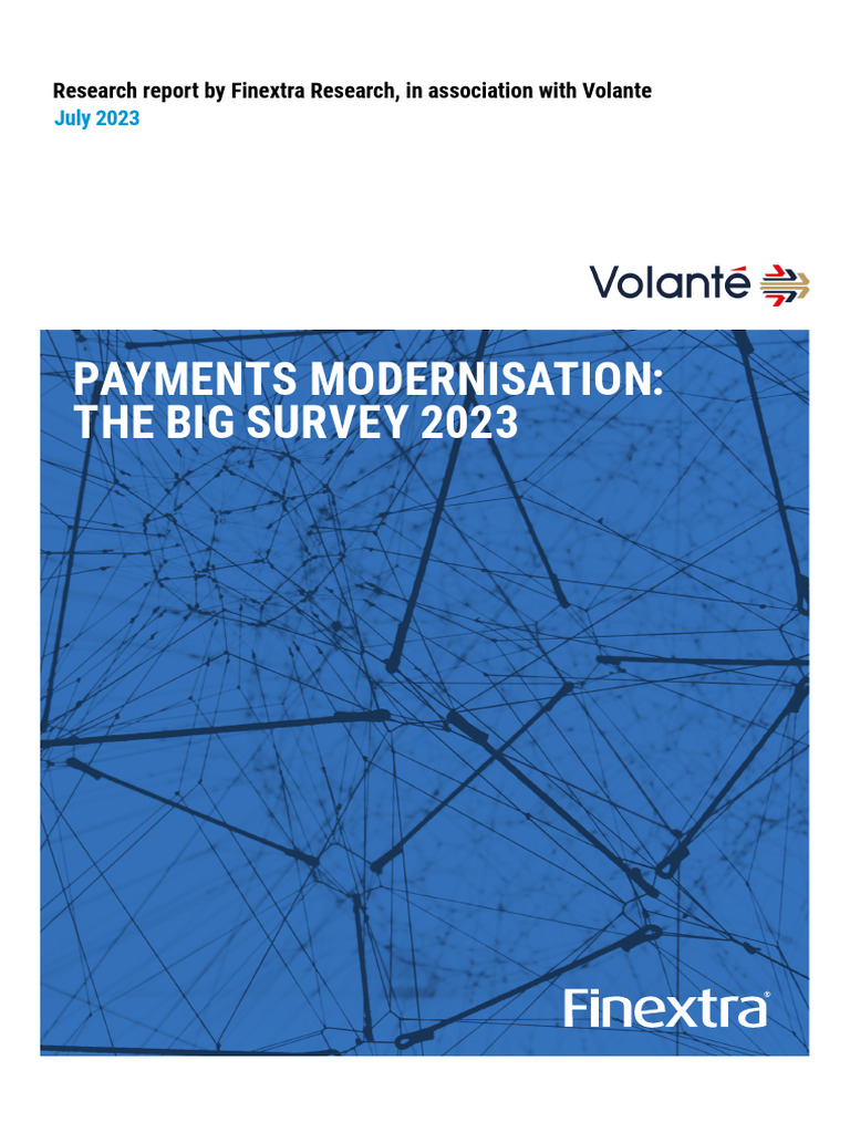 Payment Modernization - The Big Survey - 2023 | PDF | Cloud Computing ...