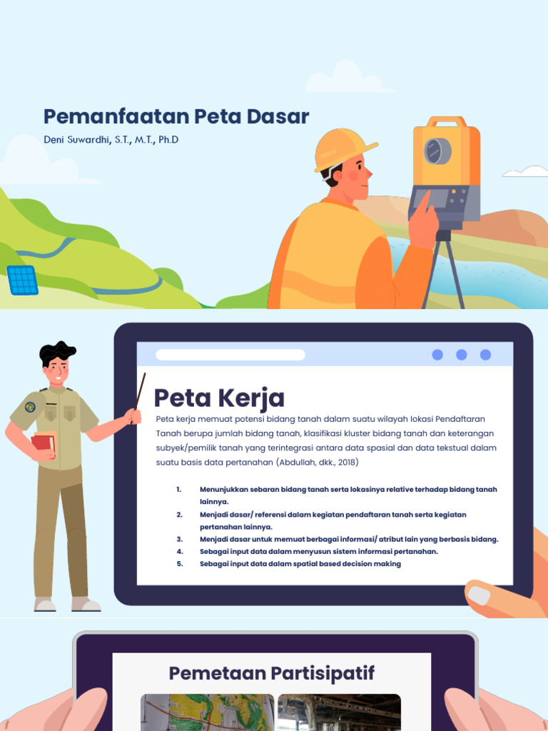 Pemanfaatan Peta Dasar - Deni Suwardhi, S.T., M.T., Ph.D. | PDF