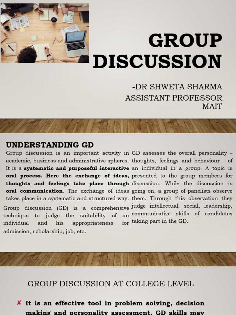 Mastering Group Discussion Skills | PDF | Nonverbal Communication ...