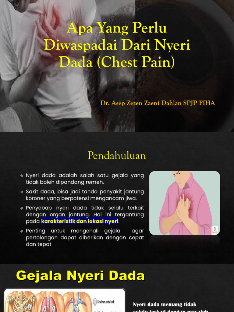 Apa Yang Perlu Diwaspadai Dari Nyeri Dada ( | PDF