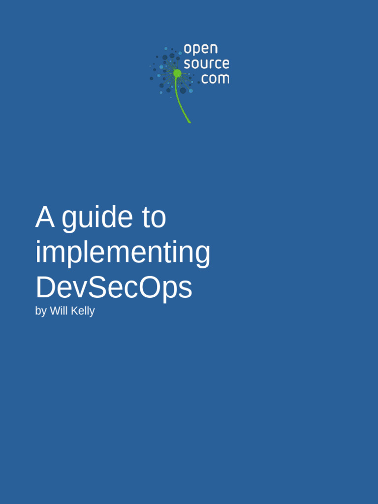 A Guide To Impliment DevSecOps | PDF | Security | Computer Security A Guide To Impliment DevSecOps | PDF | Security | Computer Security