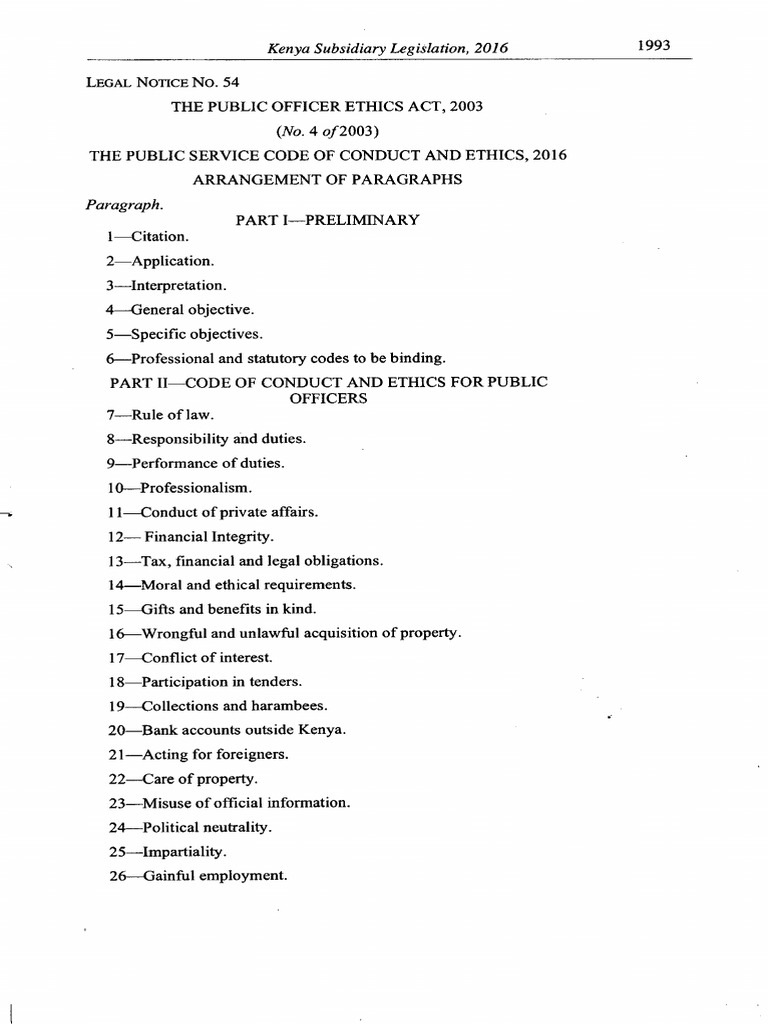 Public Service Code of Conduct 2016 | PDF | Sexual Harassment ...