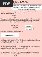 1.7A Rational Functions & End Behavior | PDF | Function (Mathematics ...