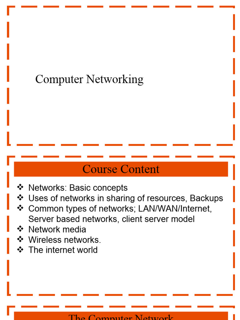 Computer Networking | PDF | Computer Network | Network Topology