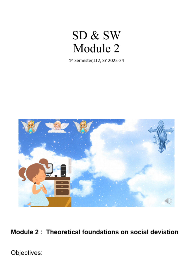 SD & SW Module 2 | PDF | Deviance (Sociology) | Scientific Theories