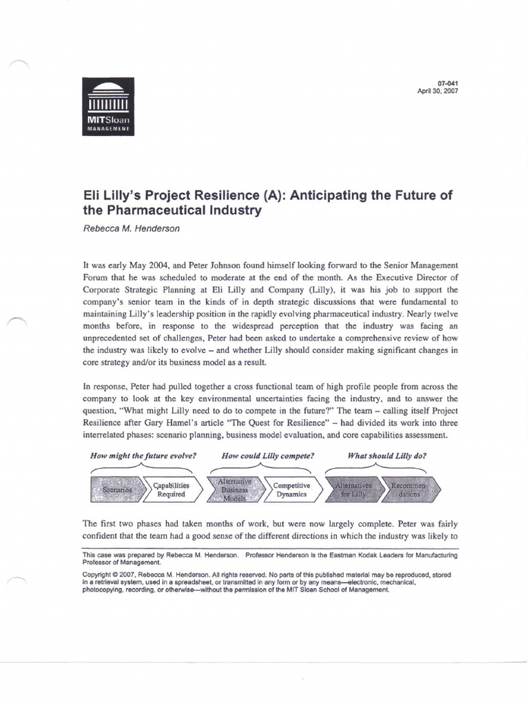 2 - Eli Lilly Case | PDF
