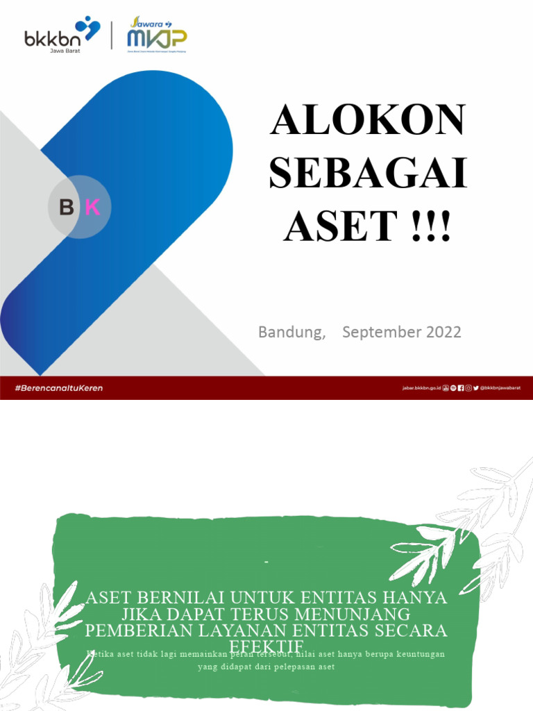 Materi - Alkon SBG Aset - R | PDF