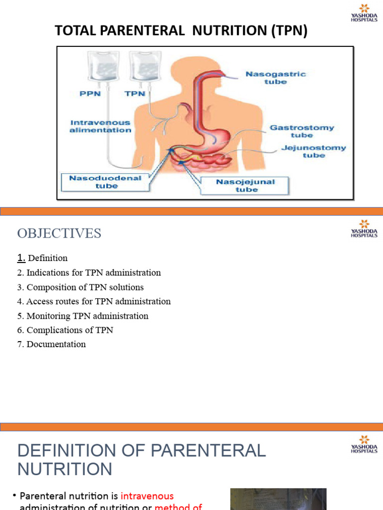 TPN 1 Updated | PDF | Intravenous Therapy | Causes Of Death