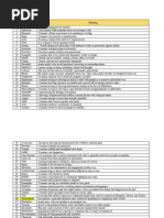 Vocabulary List-Grade 7 | PDF