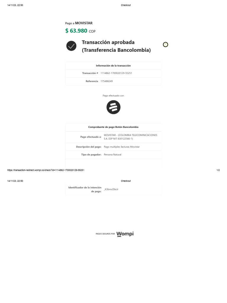 Checkout PDF