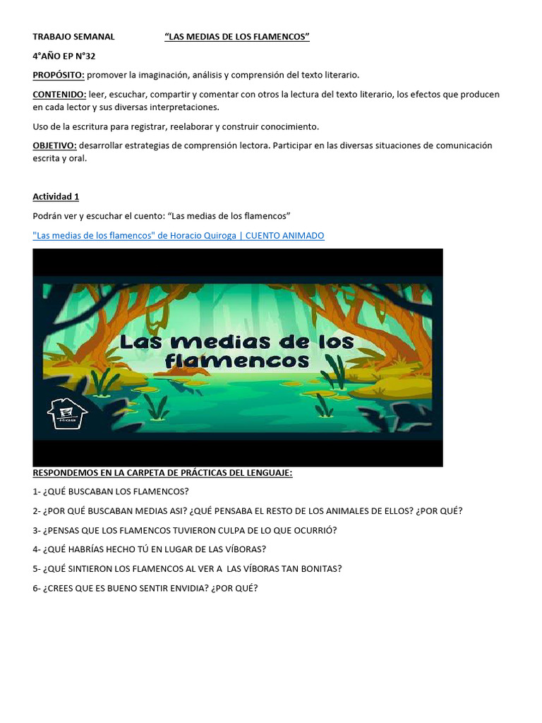 Las Medias de Los Flamencos SECUENCIA | PDF