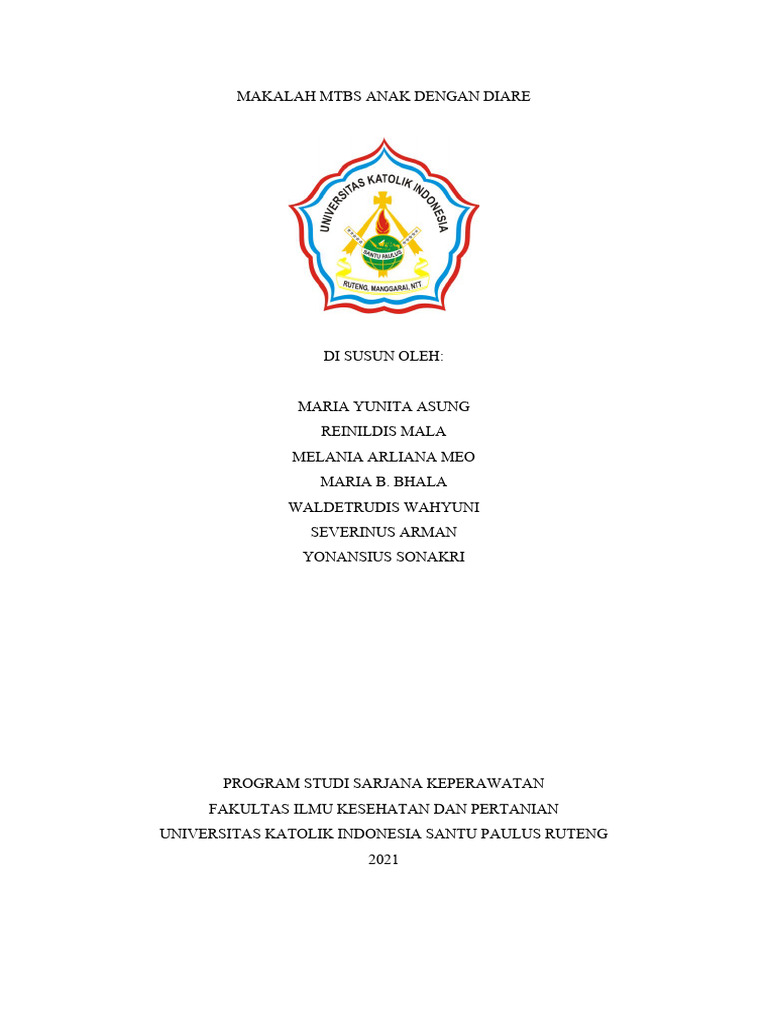 Makalah Mtbs Diare | PDF