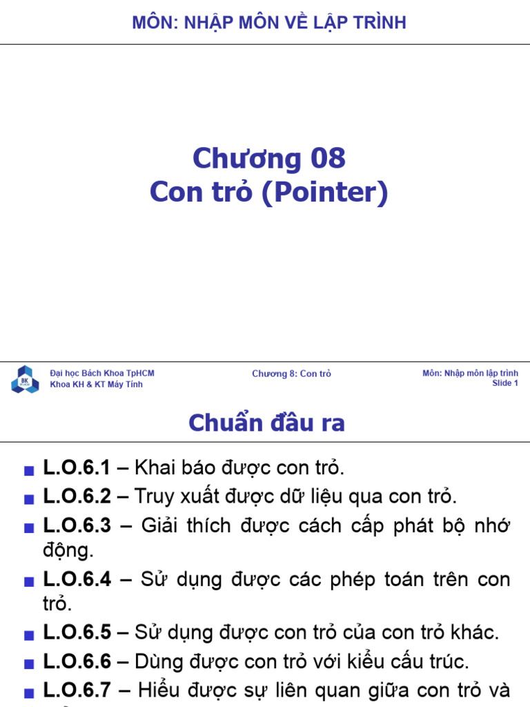 Ch08 - Pointer | PDF