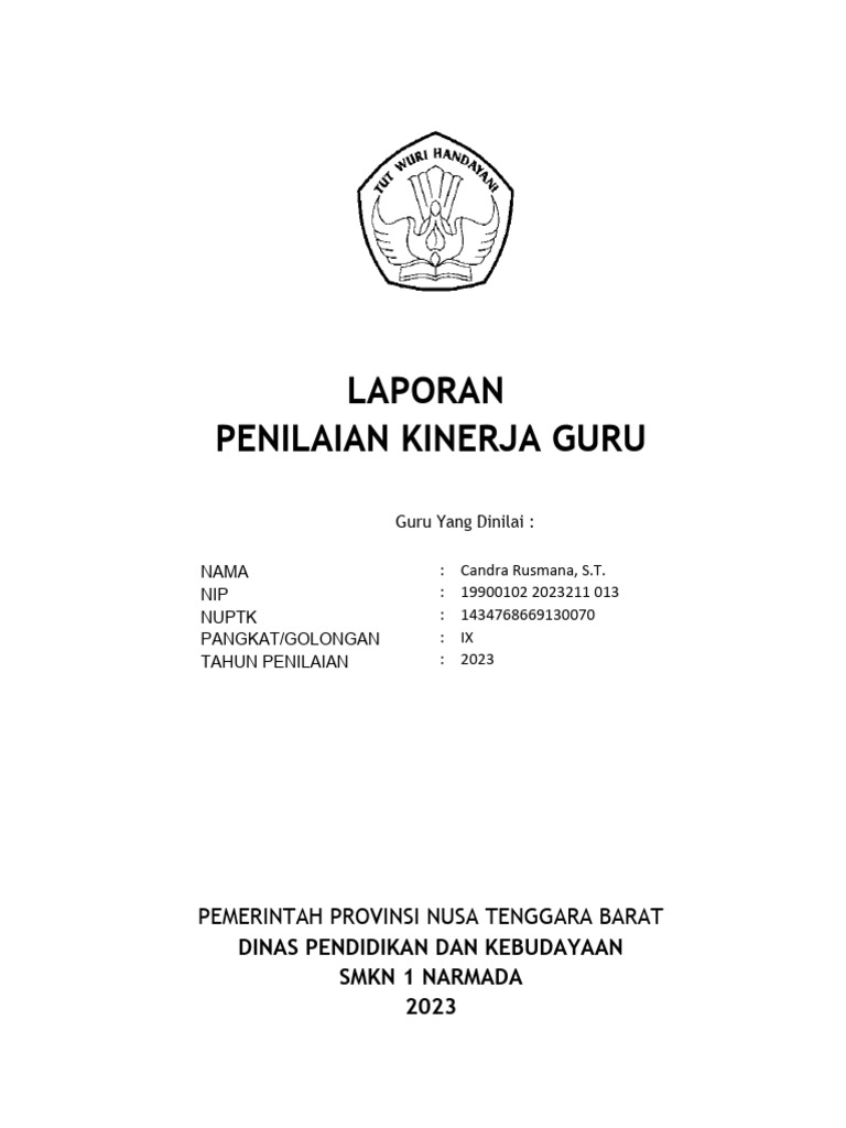 Instrumen PKG Guru Mapel | PDF